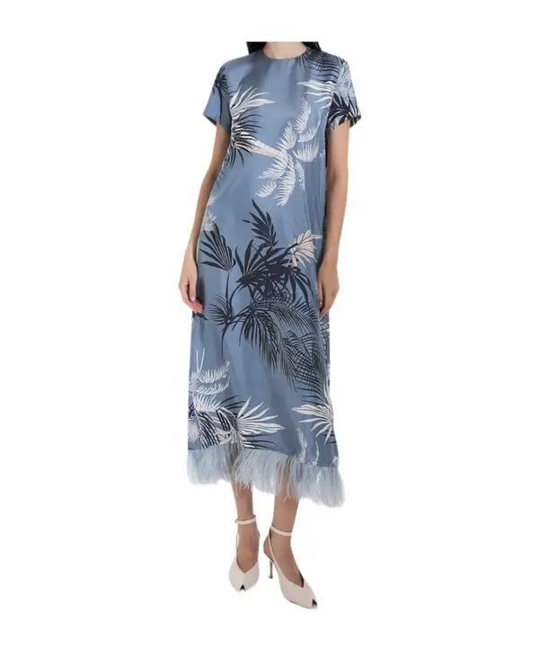 Marella Printed Short-sleeve Dress
