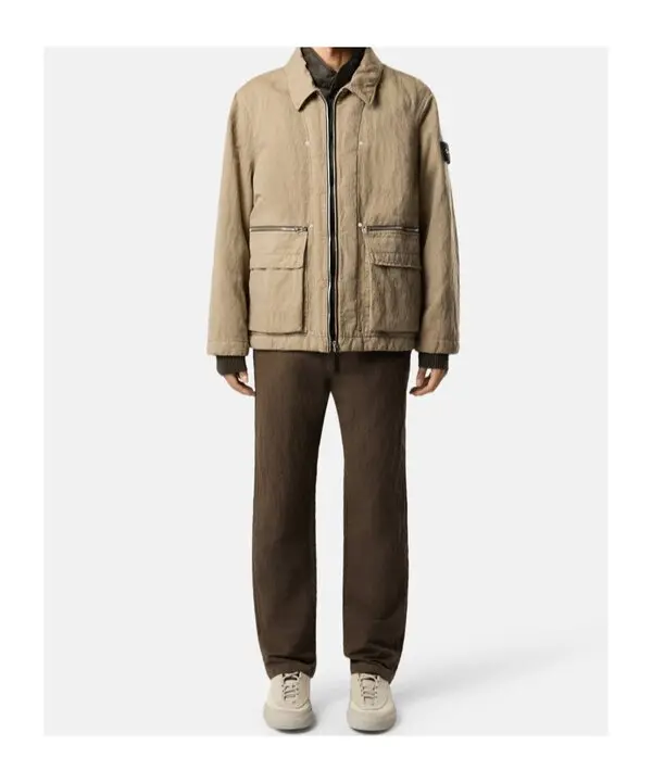 Stone Island Padded Field Jacket With Anti-drop