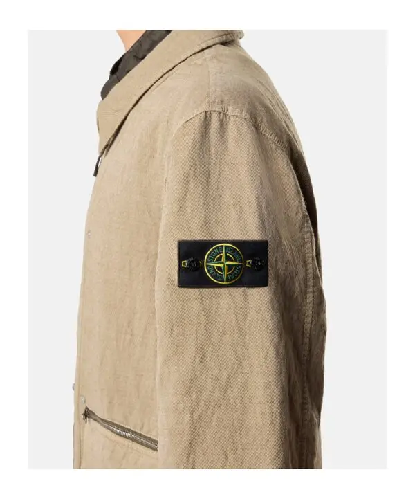 Stone Island Padded Field Jacket With Anti-drop