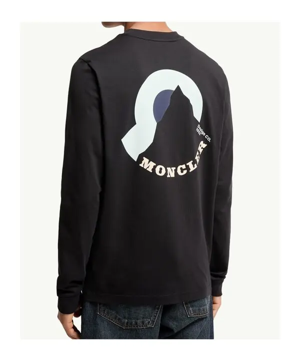 Moncler Logo Cotton Long Sleeve T-shirt