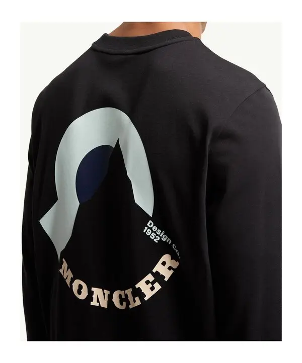 Moncler Logo Cotton Long Sleeve T-shirt