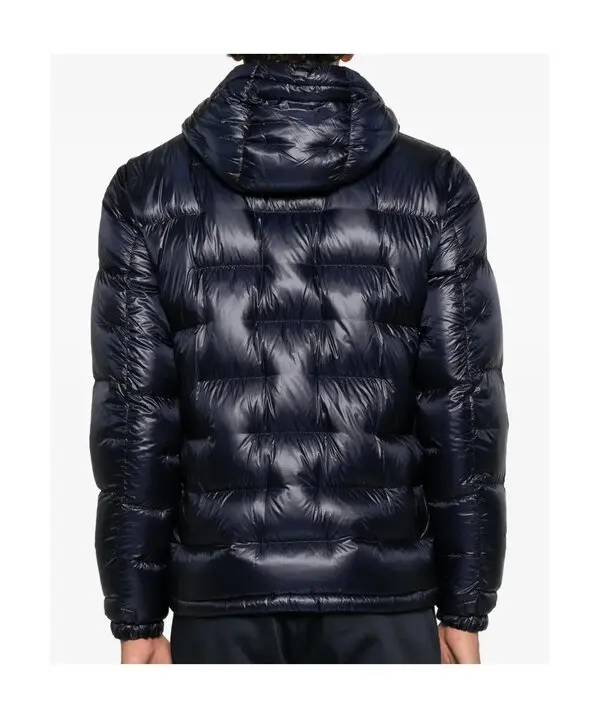Herno Quilted Zip-up Hooded Jacket
