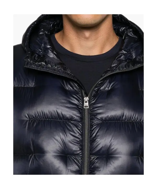 Herno Quilted Zip-up Hooded Jacket