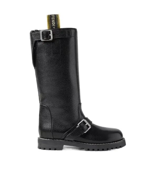 Fendi Commando Leather Boots