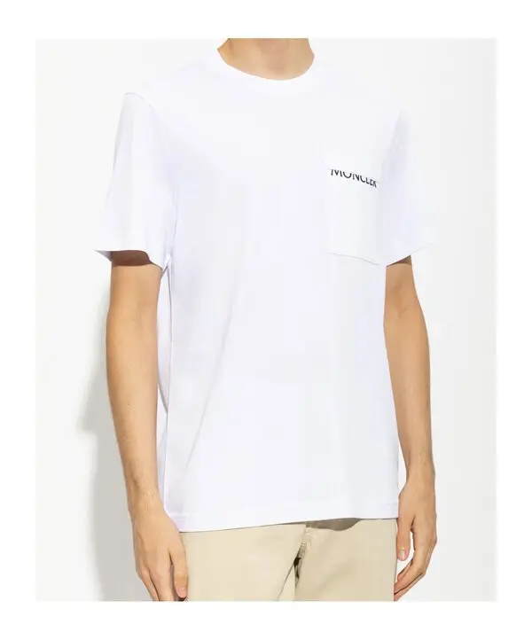 Moncler Logo Cotton Jersey T-shirt