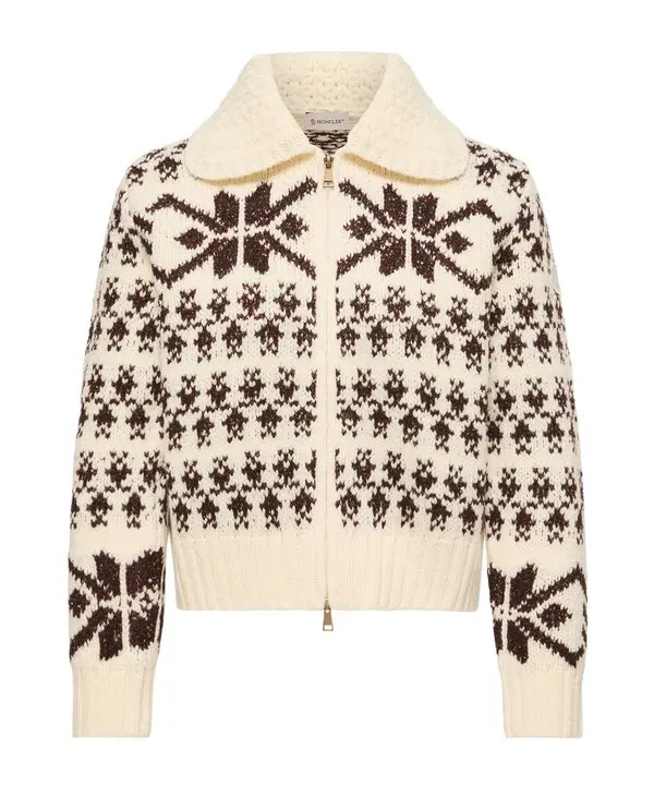 Moncler Fair Isle Zip-up Cardigan - No