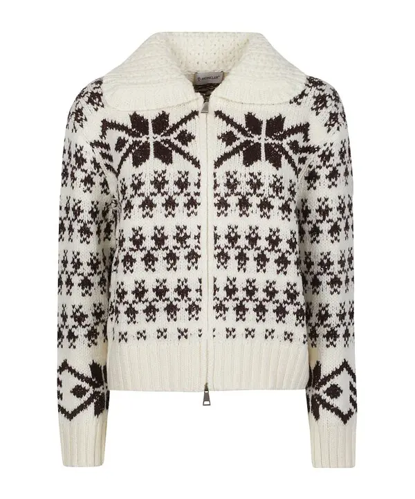 Moncler Fair Isle Zip-up Cardigan - No