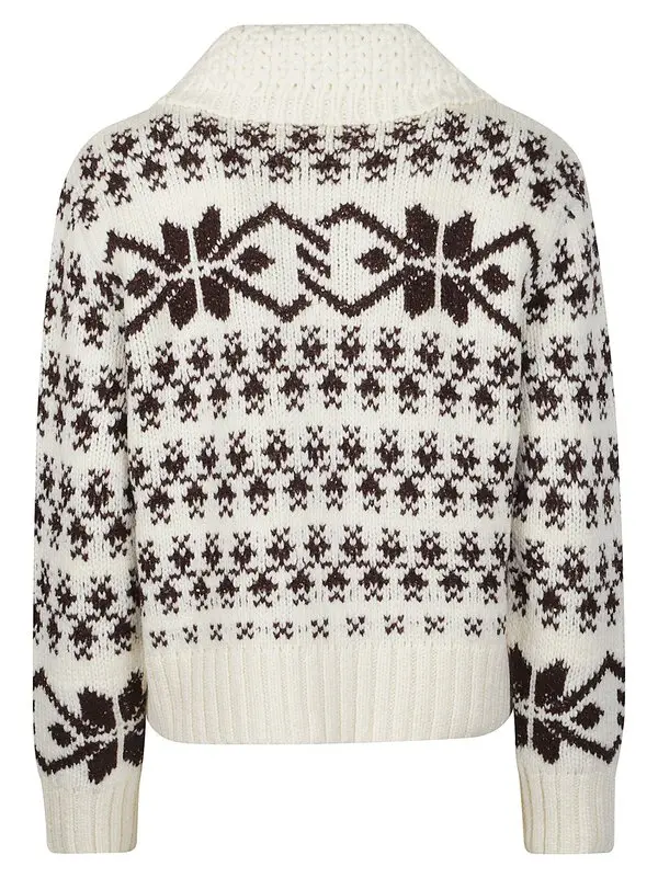 Moncler Fair Isle Zip-up Cardigan - No