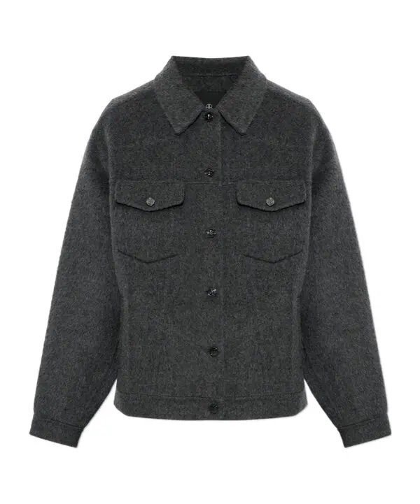 ANINE BING Long-sleeve Casual Jacket - Grey