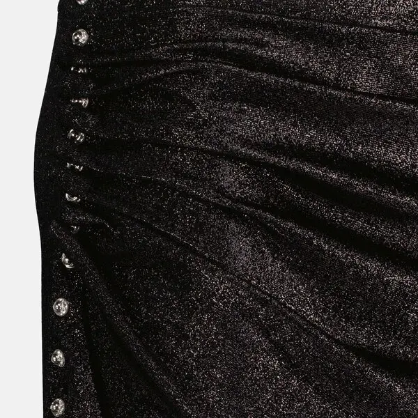 Rabanne Draped Midi Skirt