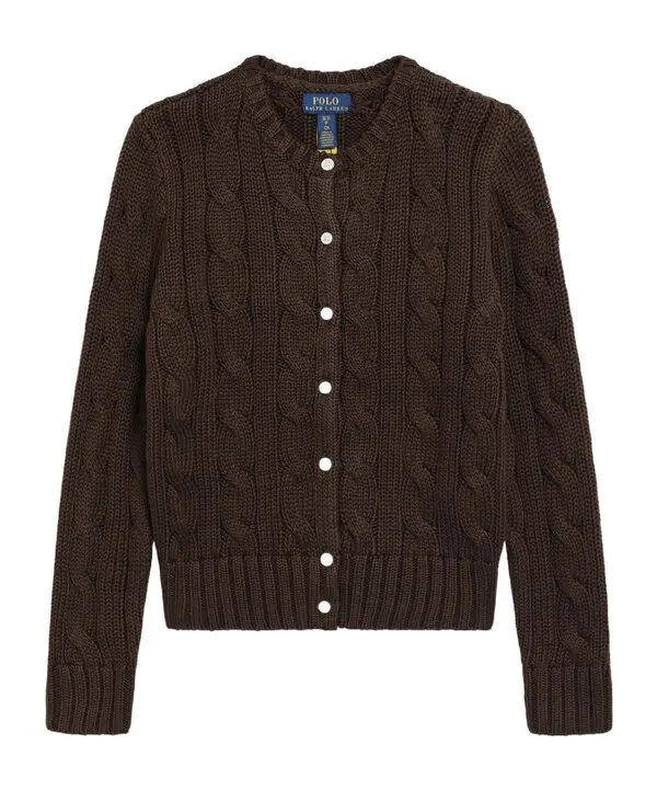 Polo Ralph Lauren Cable-knit Cotton Cardigan