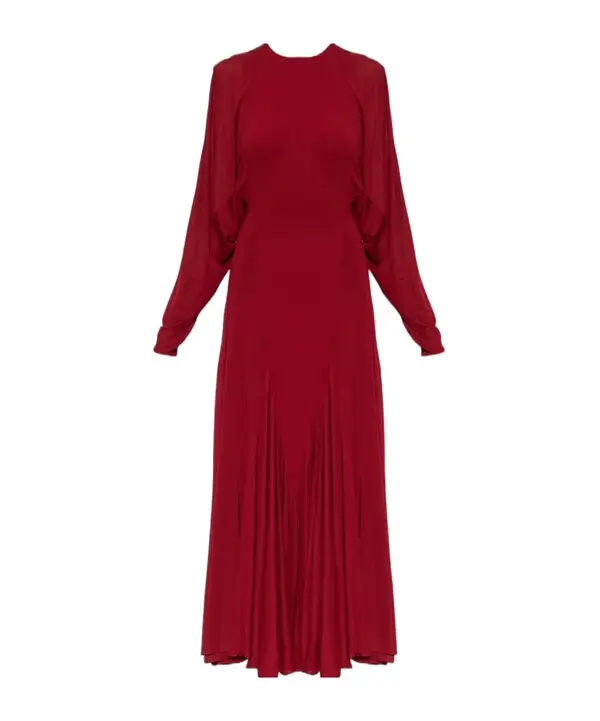 Alaïa Long-sleeved Dress - Red