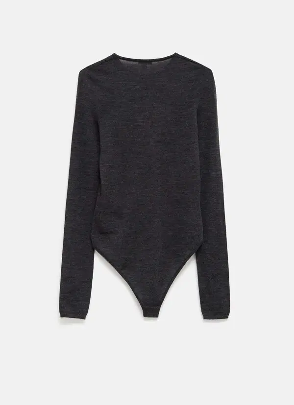 Alaïa Wool Knit Bodysuit