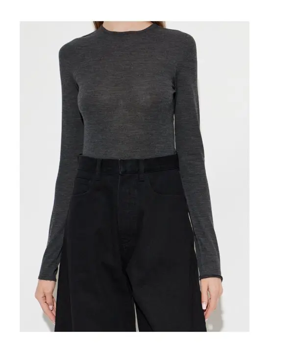 Alaïa Wool Knit Bodysuit