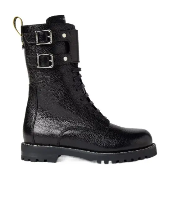 Fendi Commando Leather Boots