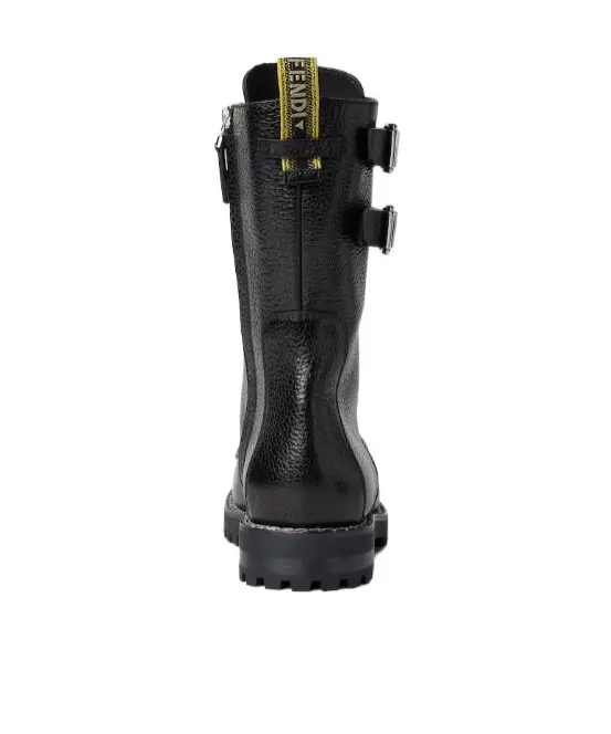 Fendi Commando Leather Boots