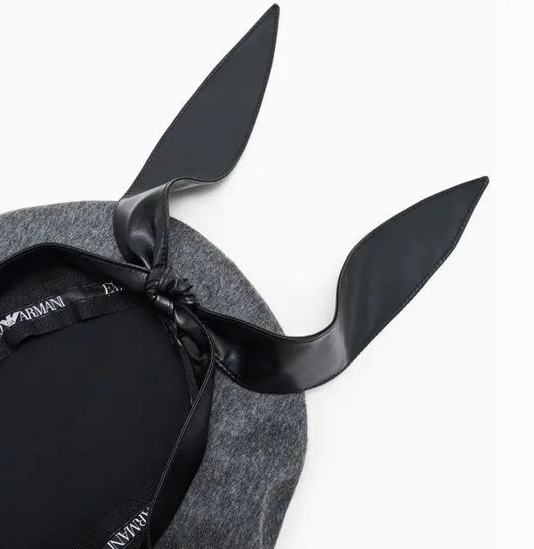 Emporio Armani Wool And Cashmere Beret