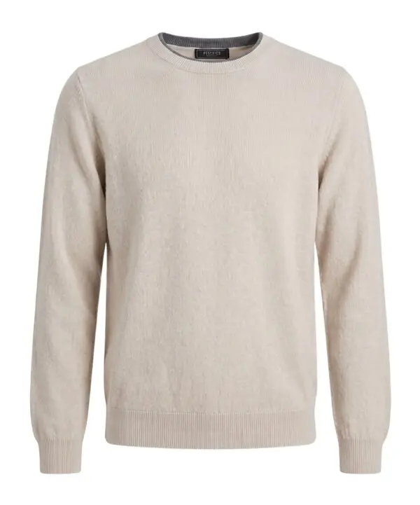 Peserico Ribbed-knit Crew-neck Top
