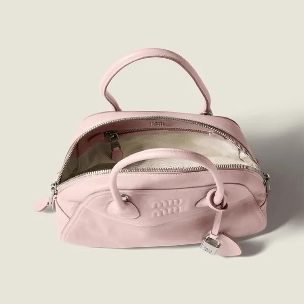 Miu Miu Vivant Nappa Leather Bag - Opal