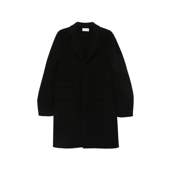 THE ROW Zori Single-breasted Coat - Black