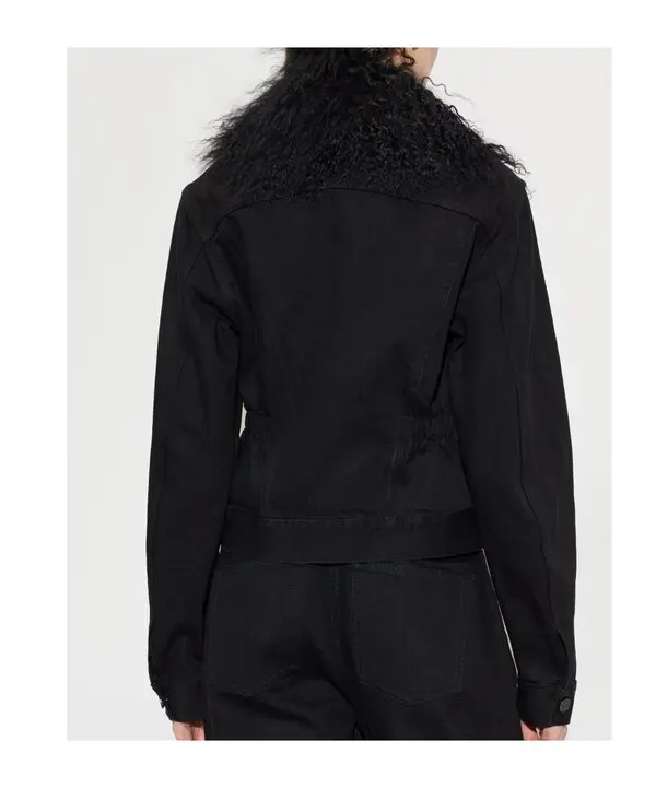 Alaïa Faux-fur Collar Jacket
