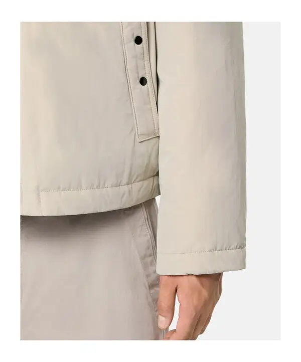 Stone Island Quilted Button-up Jacket