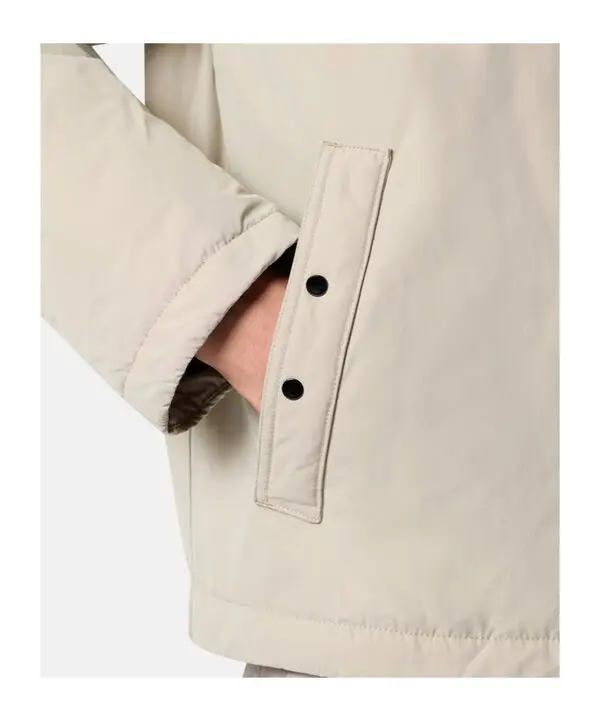Stone Island Quilted Button-up Jacket