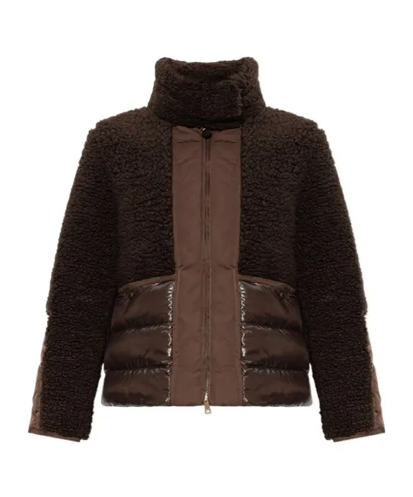 Moncler Glorieux Down Jacket - Brown