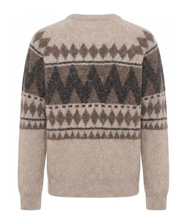 Peserico Patterned Jacquard Crew-neck Sweater