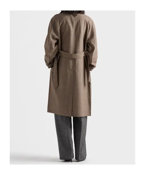 Prada Mouliné Wool Pants
