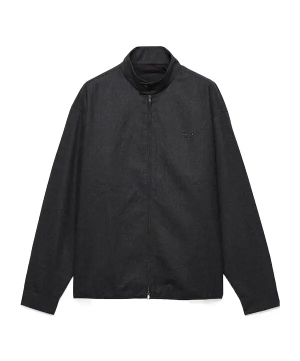 Prada Wool Shirt - Anthracite Grey