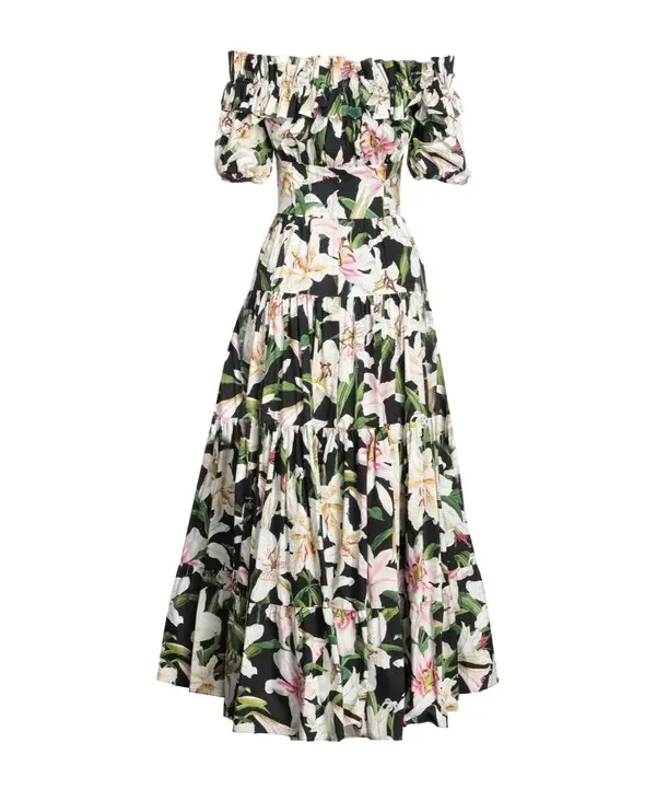 Dolce & Gabbana Floral Print Short-sleeve Dress