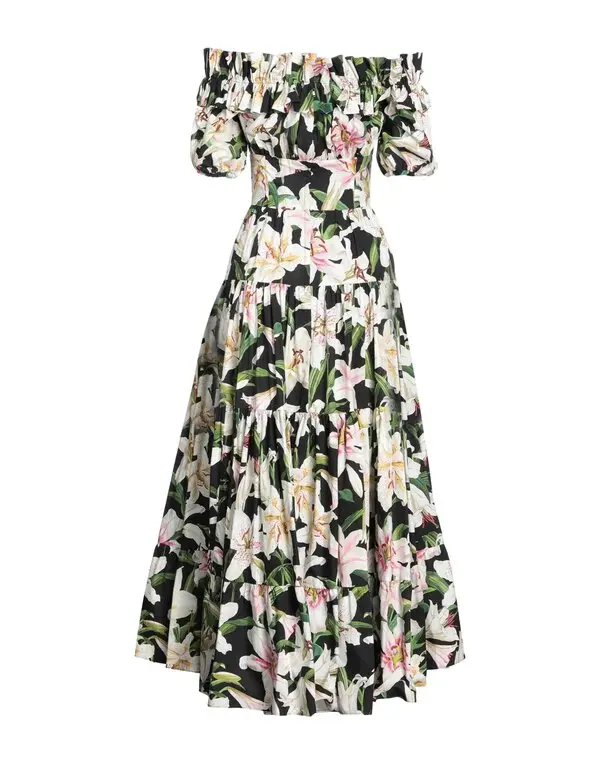 Dolce & Gabbana Floral Print Short-sleeve Dress