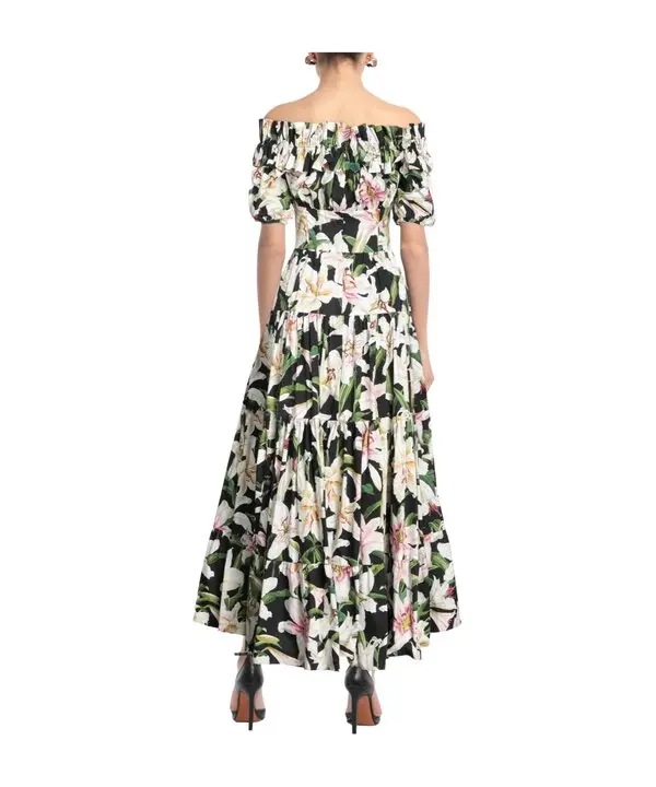 Dolce & Gabbana Floral Print Short-sleeve Dress