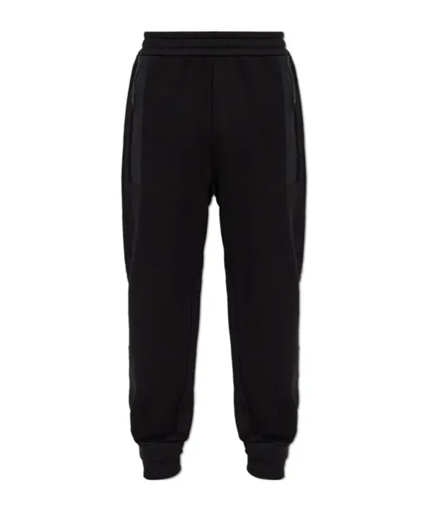 Moncler Elastic-waist Casual Trousers - Black