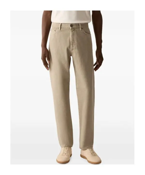 Zegna Light Taupe Cotton Roccia Pants