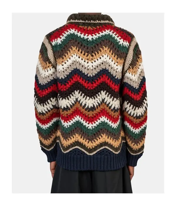 Sacai Colorful Knit Jacket