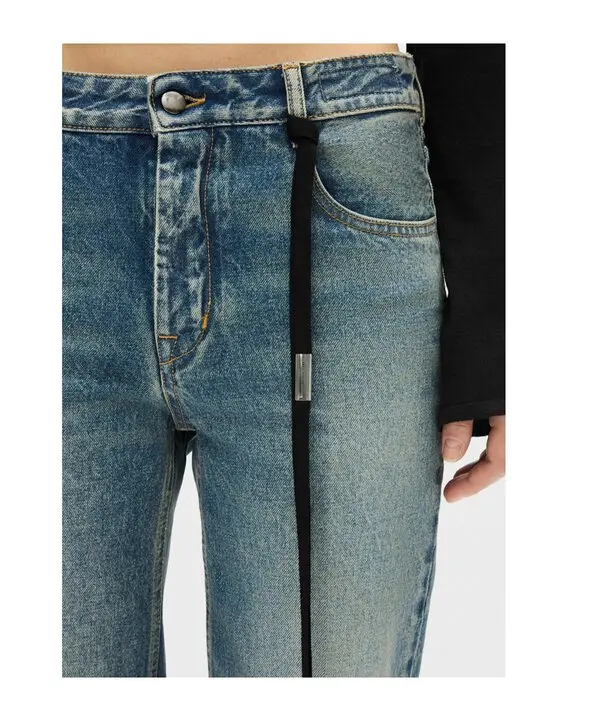 ANN DEMEULEMEESTER Faded-effect Jeans