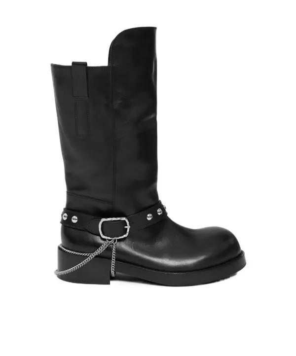 ANN DEMEULEMEESTER Edeed Riding Boots - Black