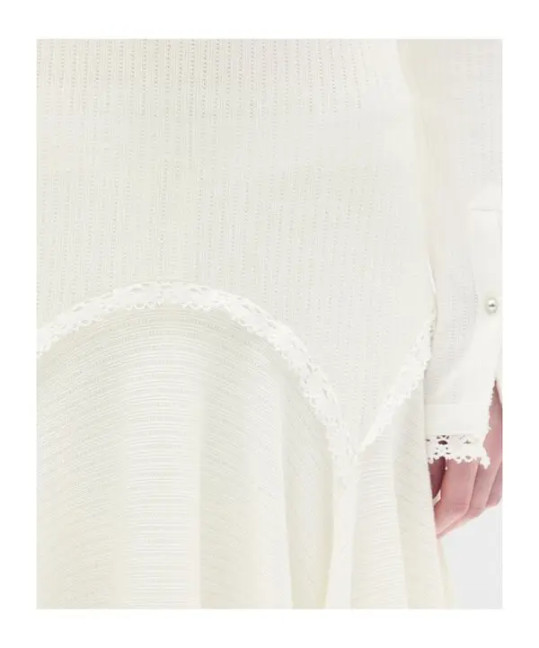 ANN DEMEULEMEESTER Tessie Serafino Ruffled Asymmetric Dress