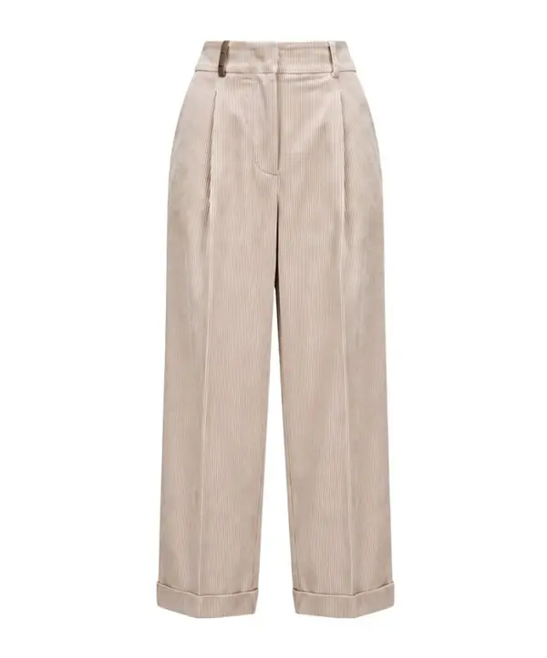 Peserico Pleated-cuff Casual Trousers