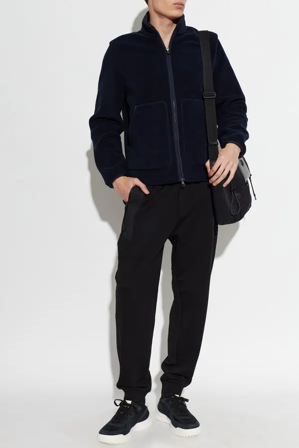 Moncler Long-sleeve Casual Jacket - Navy Blue