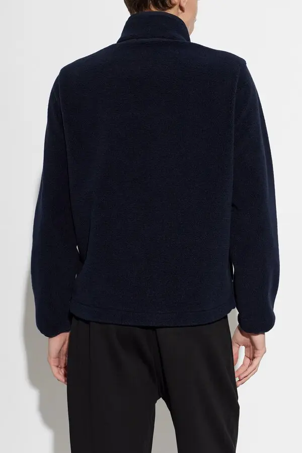 Moncler Long-sleeve Casual Jacket - Navy Blue