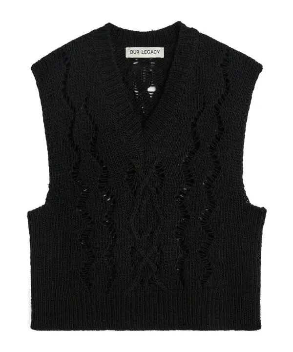 Our Legacy Cable Michigan Knit Vest