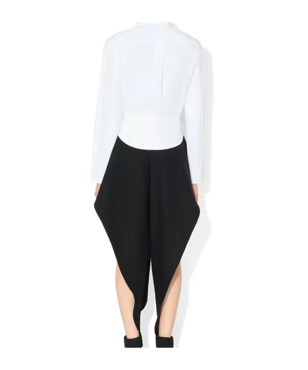 Alaïa Cotton Poplin Basque Shirt