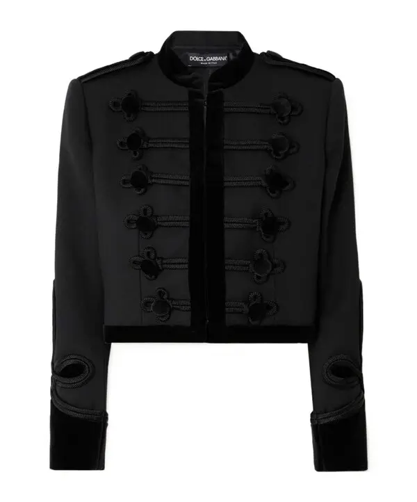 Dolce & Gabbana Gabardine Epaulettes Jacket