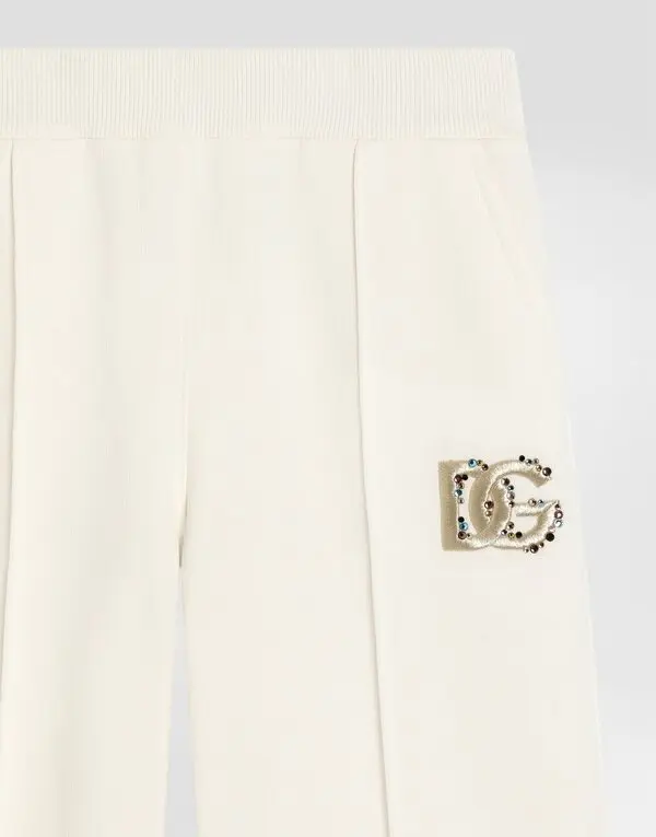 Dolce & Gabbana Logo-embroidered Trousers