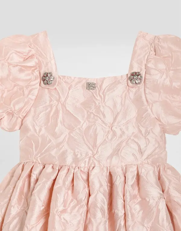 Dolce & Gabbana Jacquard Embellished Dress