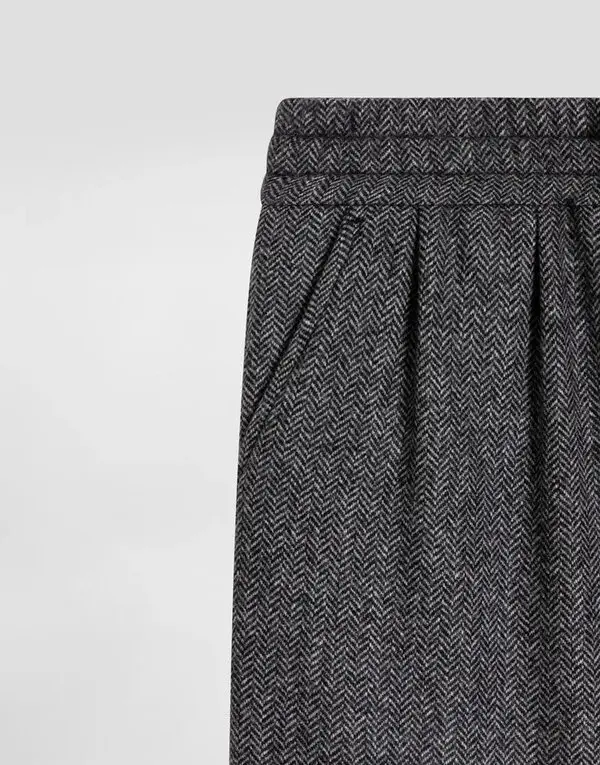 Dolce & Gabbana Herringbone Drawstring Trousers