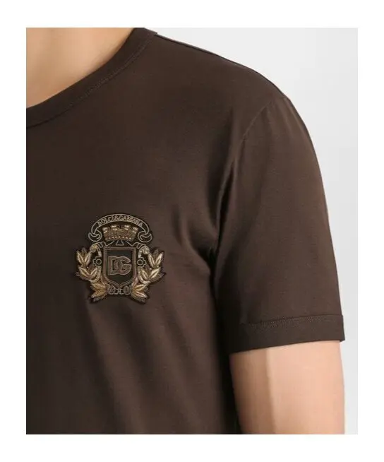 Dolce & Gabbana Crest-embellished T-shirt
